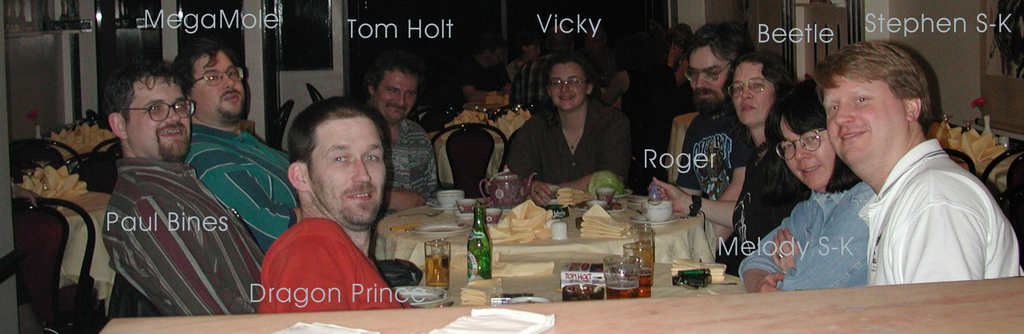 Valhalla Inaugural Meet - a meeting with the author Tom Holt